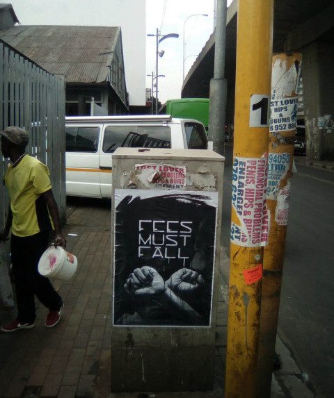 Fees Must Fall - Faith47 artwork